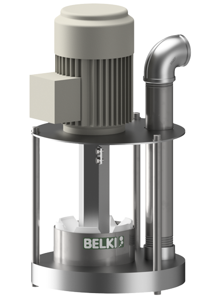 Pump to removal of floating chips from the surface of tanks